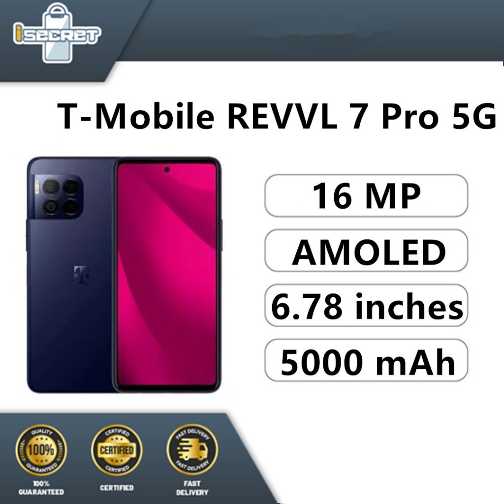 T-Mobile REVVL 7 Pro 5G ( 8+256GB ) /50 MP/ AMOLED /5000 mAh/6 Month ...