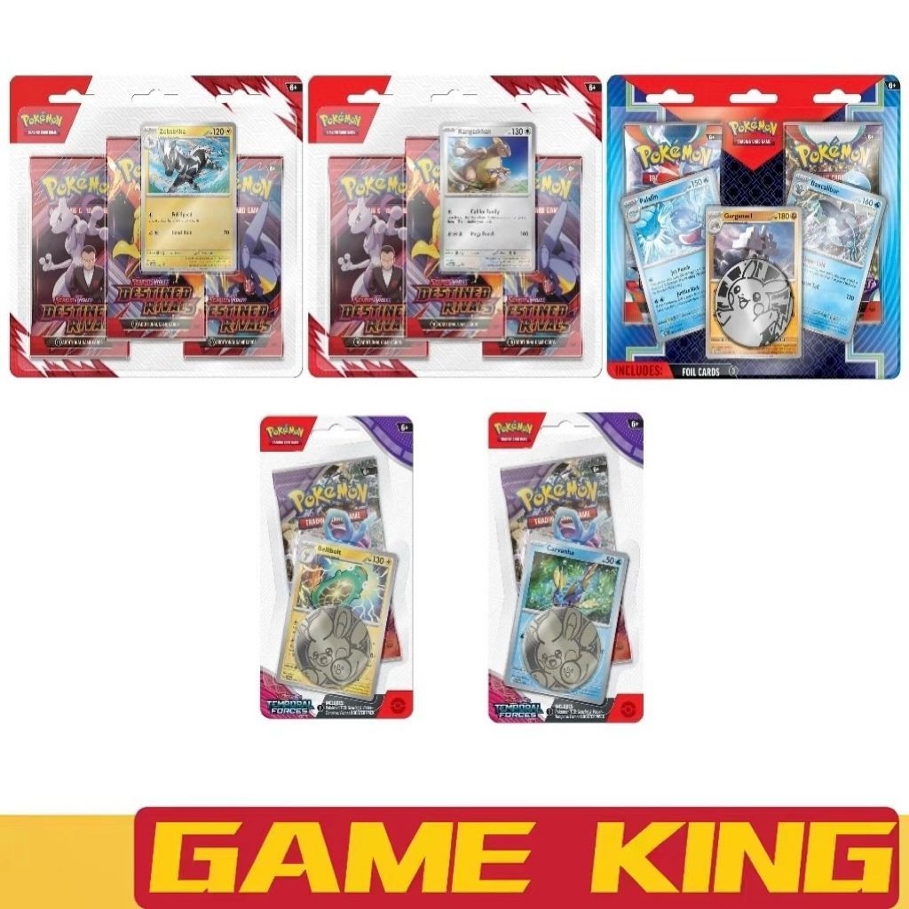 Pokemon TCG Destined Rivals 3 Pack / Enhanced 2 Pack / Bellibolt ...