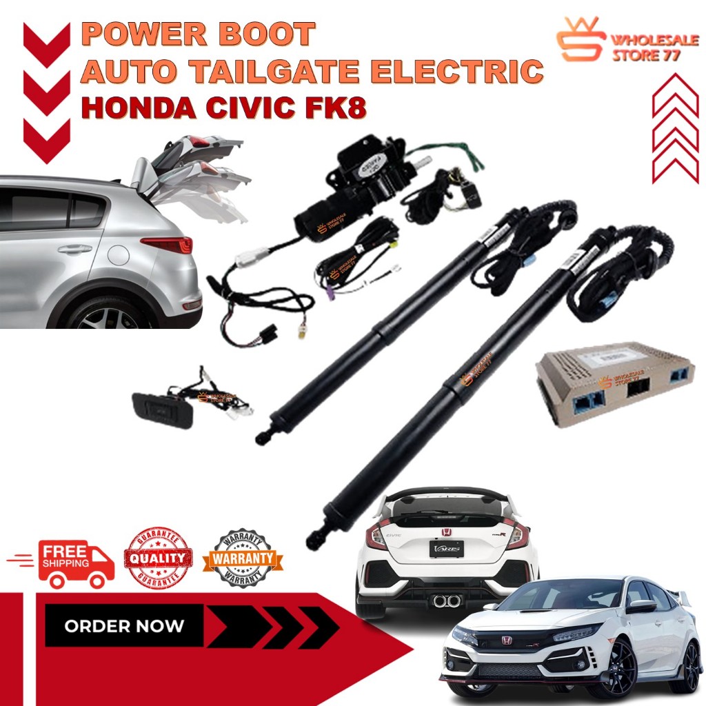 WARRANTY | HONDA CIVIC TYPE R FK8 FK7 ELECTRIC AUTO TAILGATE POWER BOOT ...