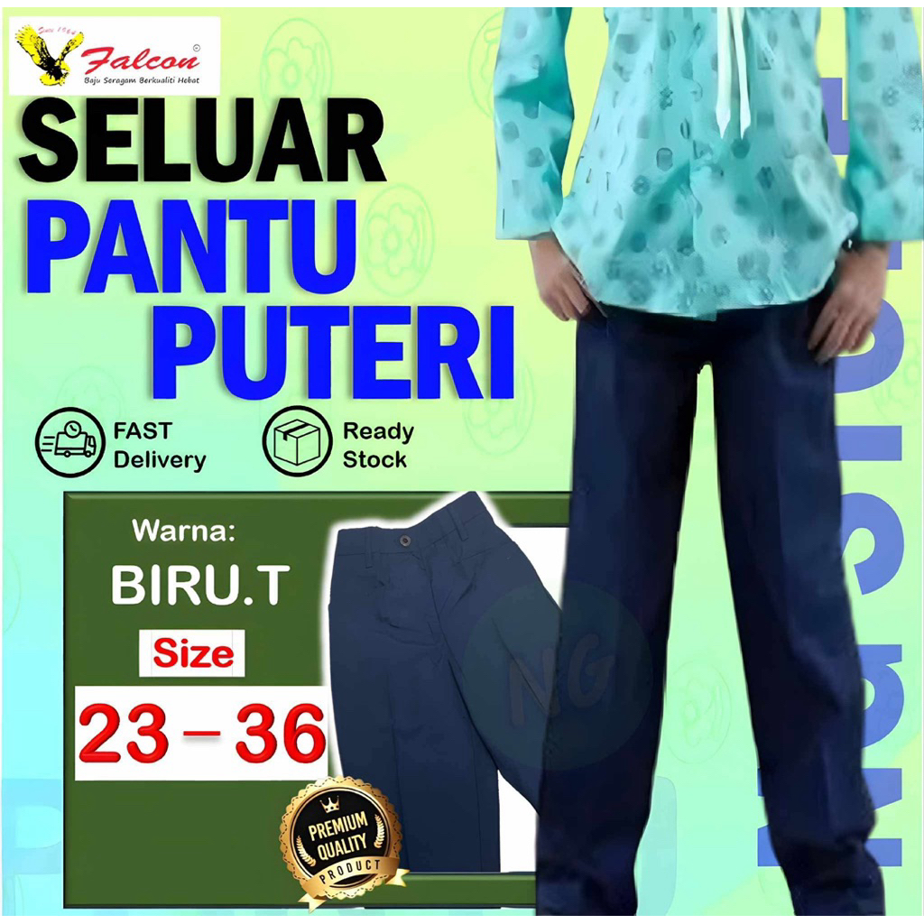 [ORIGINAL] [READY STOCK] FALCON SELUAR PANTU PUTERI /TUNAS PUTERI ...