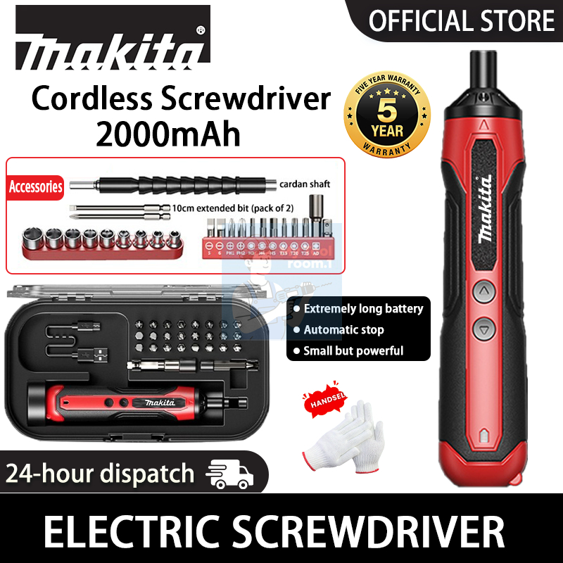 (Ship within 24hour) MAKITA Electric Screwdriver Pemutar Skru Drill Set ...