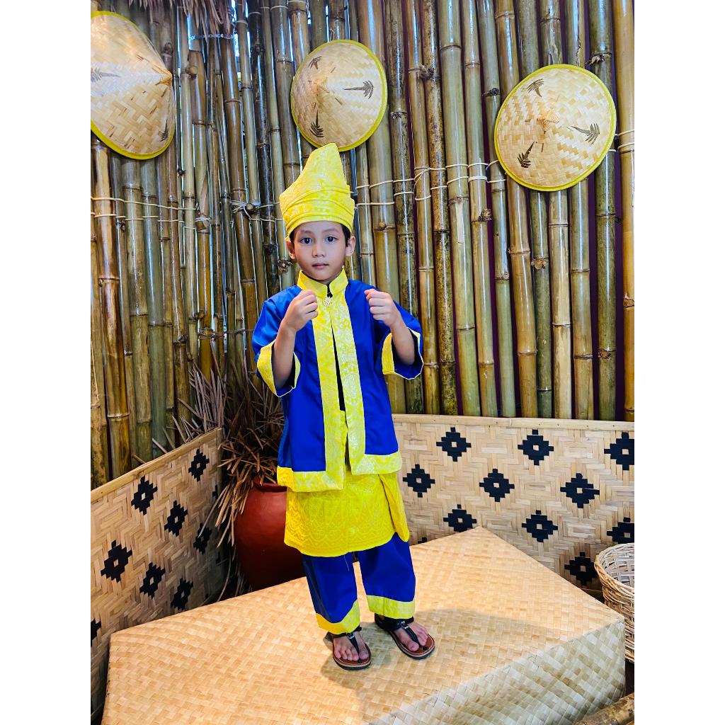BAJU LAYANG BUDAK BIRU BORDER KUNING!!READY STOCK!!POST OUT SETIAP HARI ...