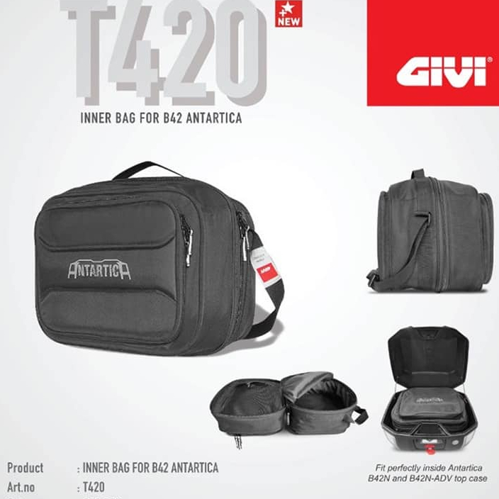 ORIGINAL GIVI T420 GIVI SOFT BAG 41 LITRE INNER BAG ANTARTICA FOR GIVI ...