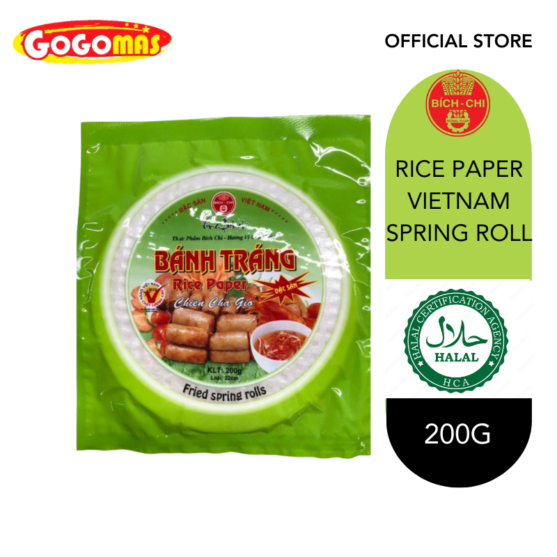 Bich Chi Rice Pape Vietnam Spring Roll Fried 200g | Kulit Popia Samosa ...