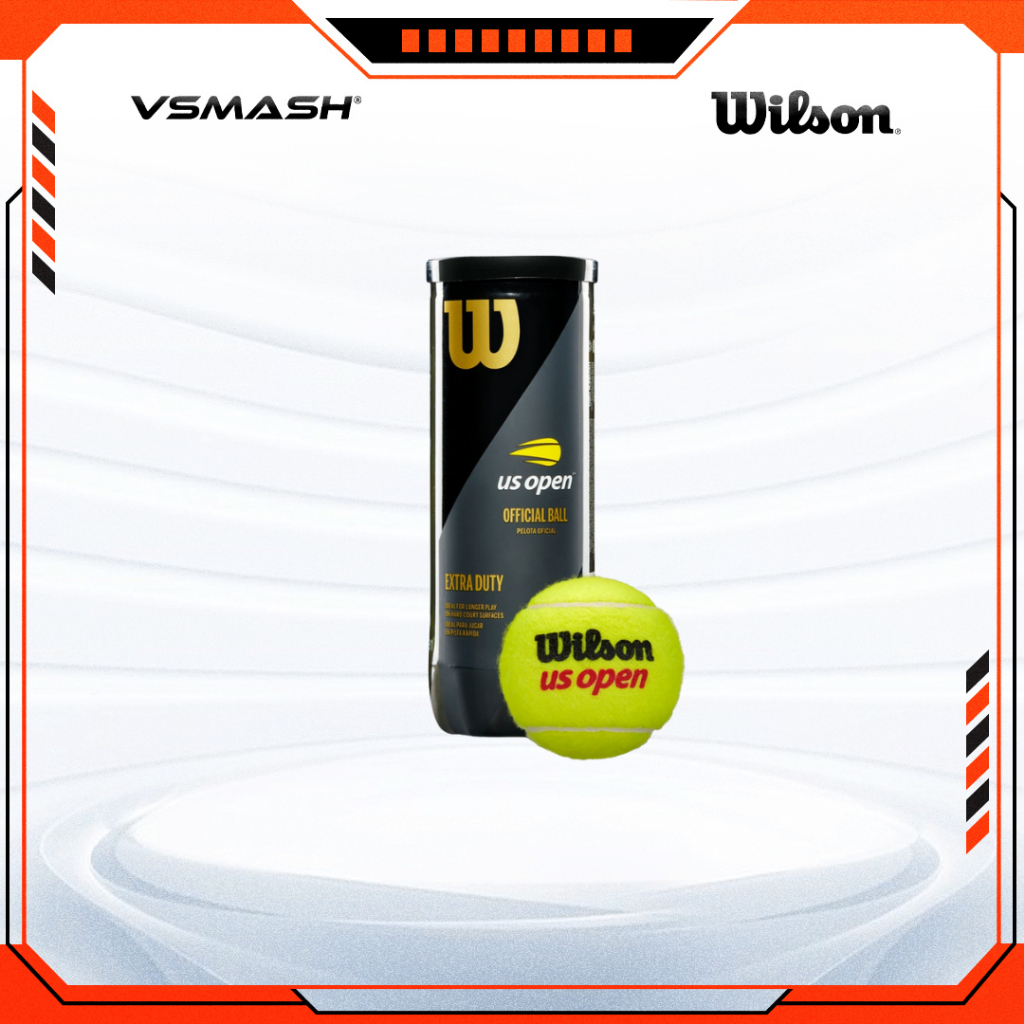 Wilson Tennis Ball US Open Extra Duty (3 Balls Can) | Shopee Malaysia