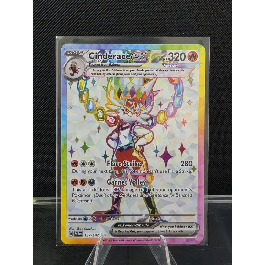 2024 Cinderace Ex Card (Full Art Holo) | Shopee Malaysia