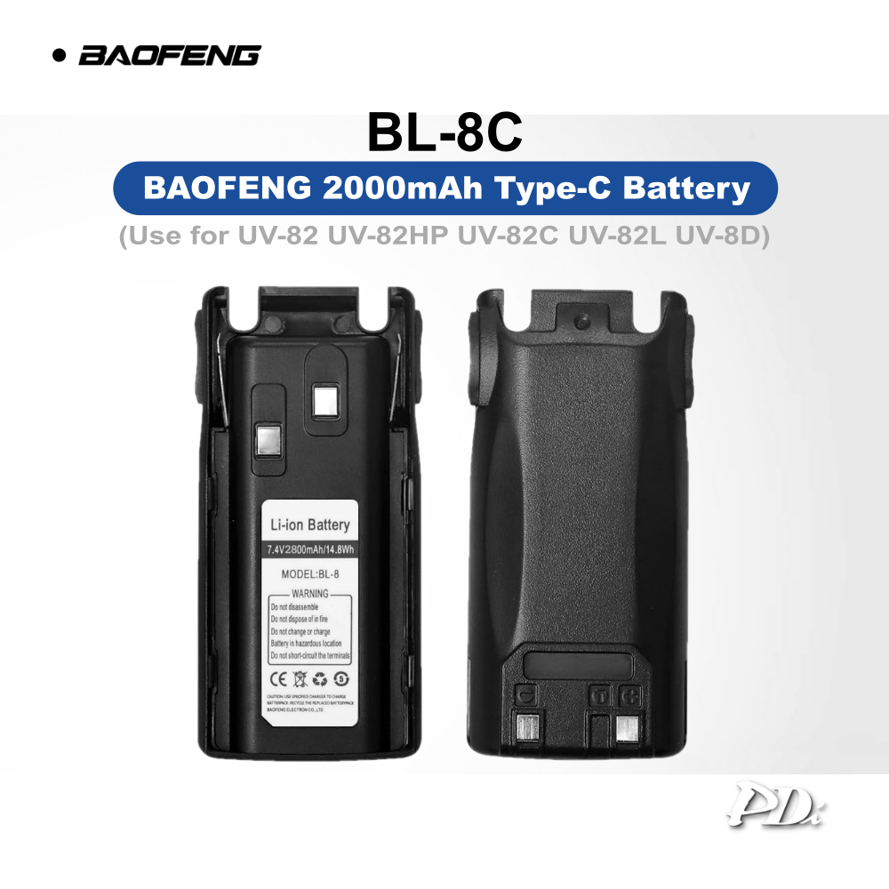 BAOFENG BL-8C Type-C Battery Pack (2800mAh) | Shopee Malaysia