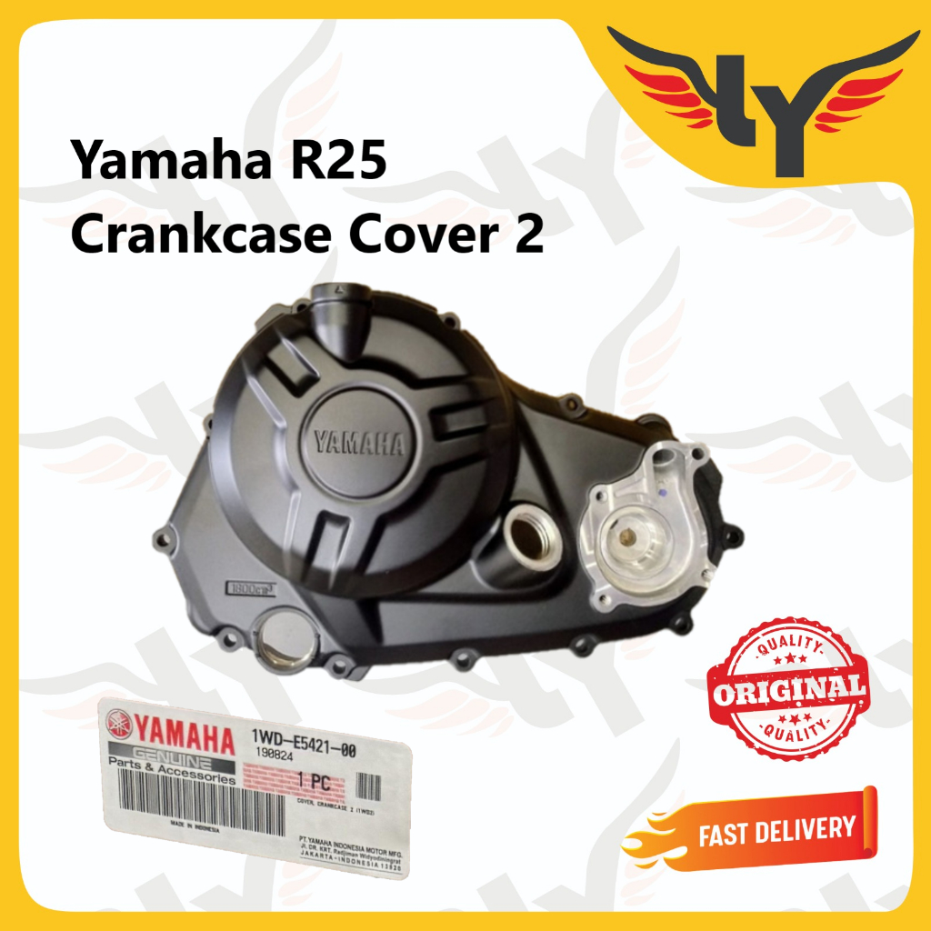 Yamaha R25 Crankcase Cover Clutch Cover Right Engine - 1WD-E5421-00 ...