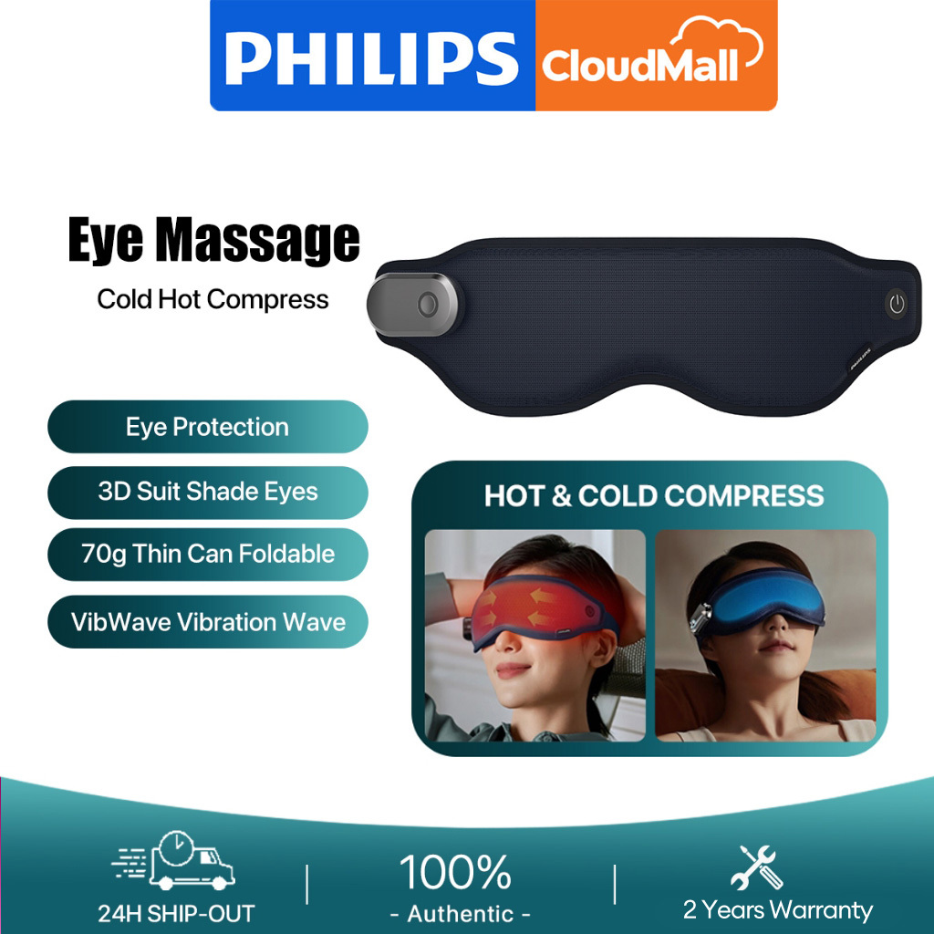 [2025 NEW] Philips Eye Massage Foldable Massage Eye Mask VibWave Hot ...