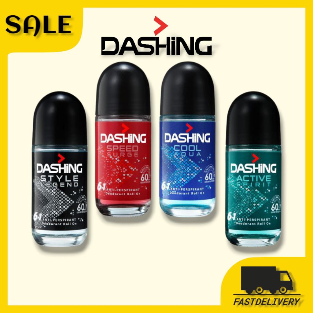DASHING DEODORANT ROLL ON | ANTIBACTERIAL | ANTI ODOUR | MASCULINE ...