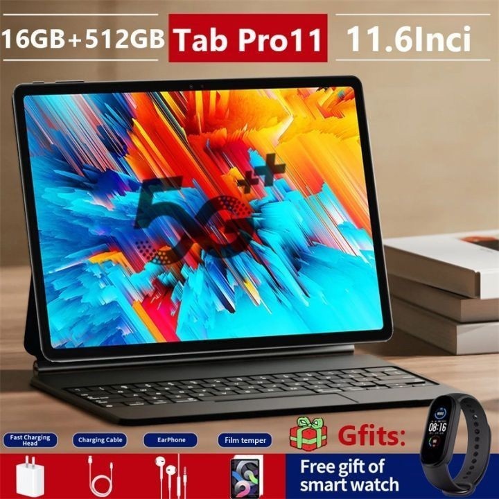【NEW】 Pad galaxy S11 Tablet murah 16 + 512GB asal Tablet baru Android ...