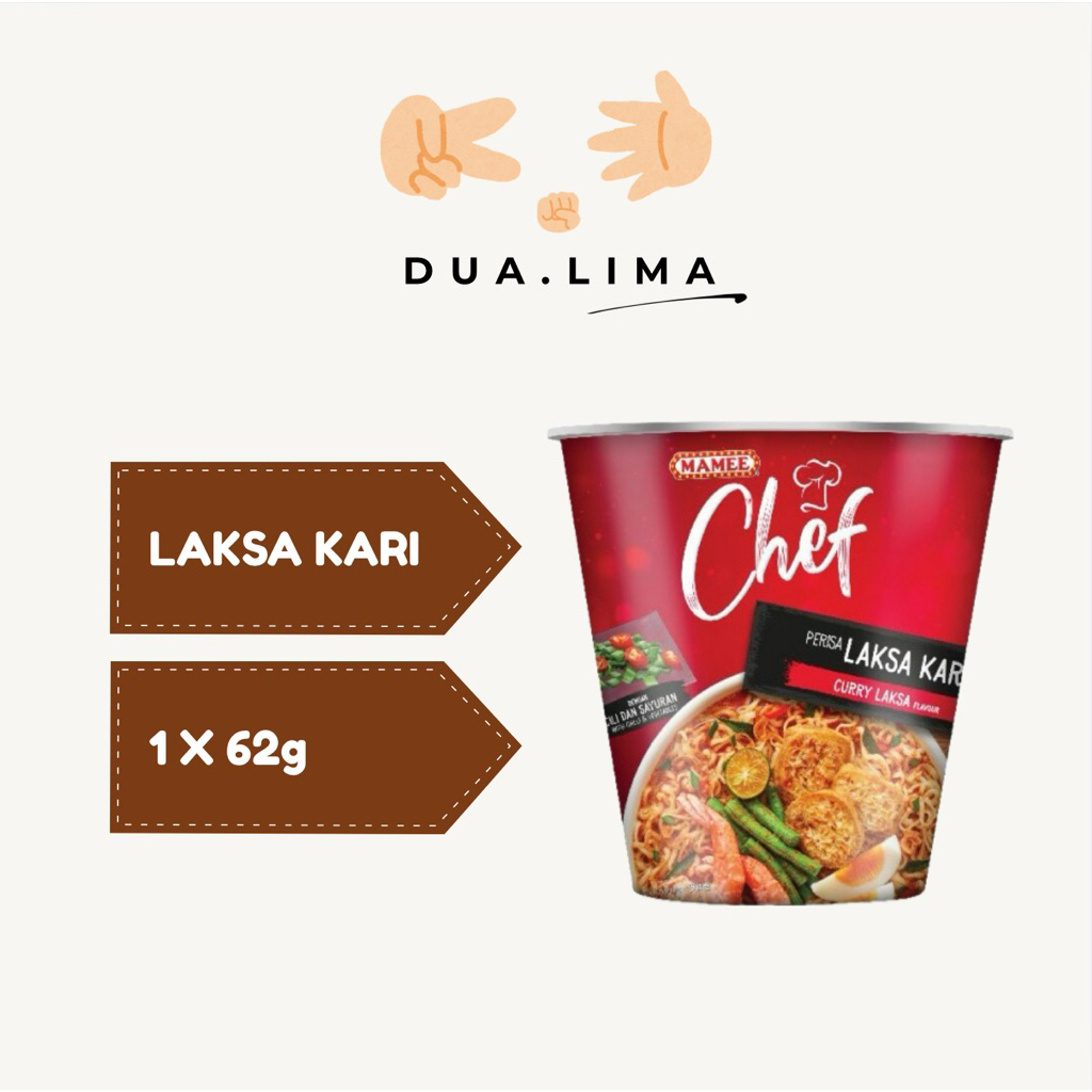 MAMEE CHEF Curry Laksa Cup Noodle 62g | Shopee Malaysia