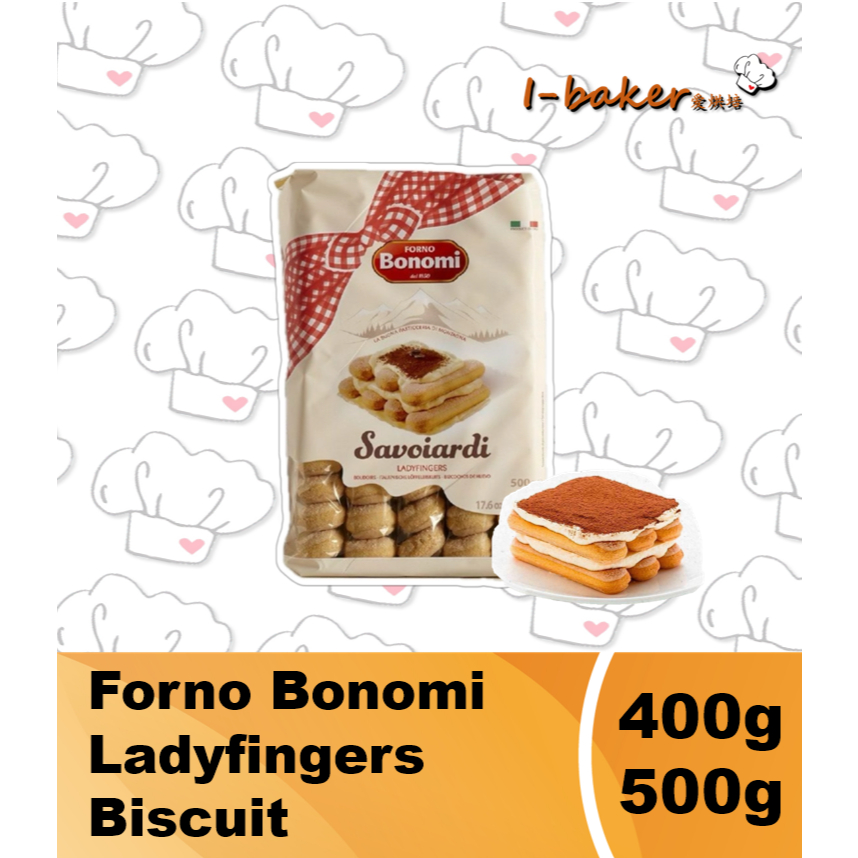 Forno Bonomi Savoiardi Ladyfingers 400gm / 500gm (Tiramisu Biscuit ...