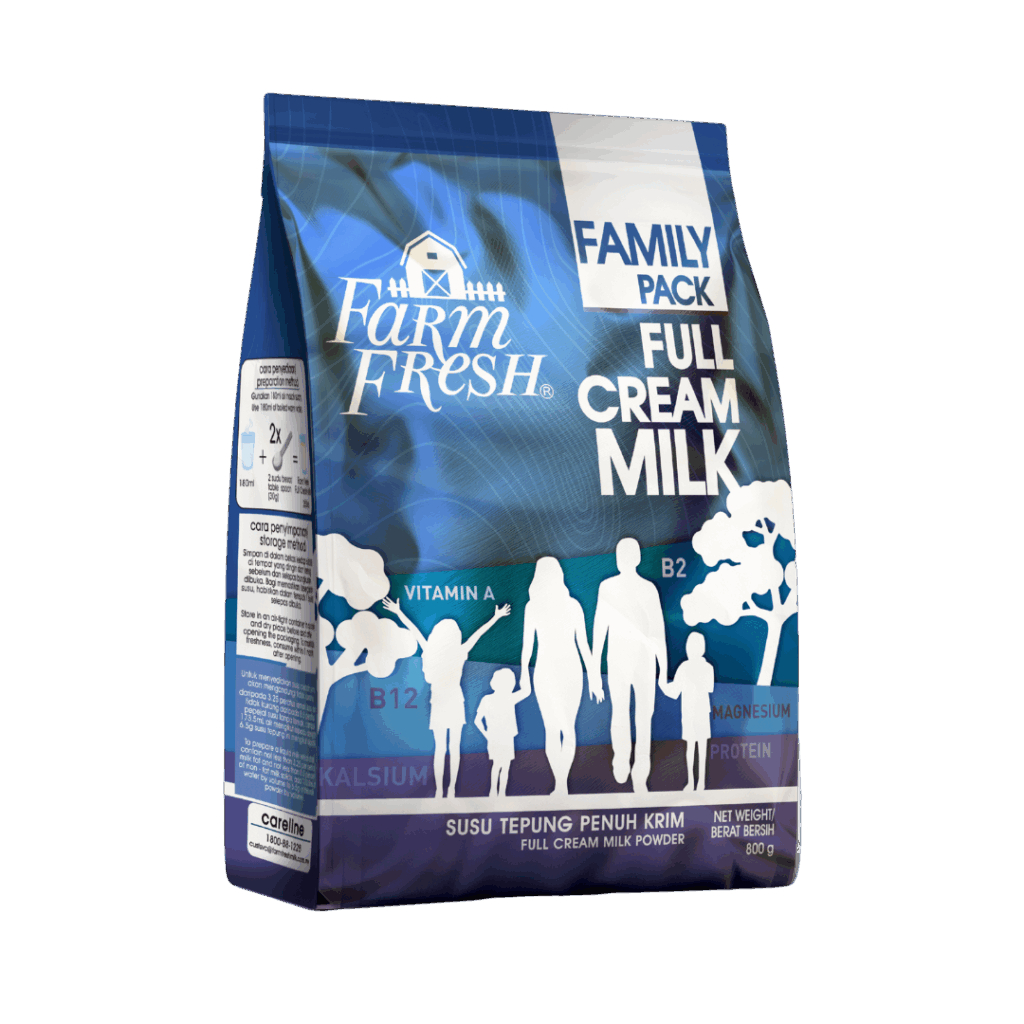 FARM FRESH Full Cream Milk Powder / Susu Tepung Penuh Krim 800g ...
