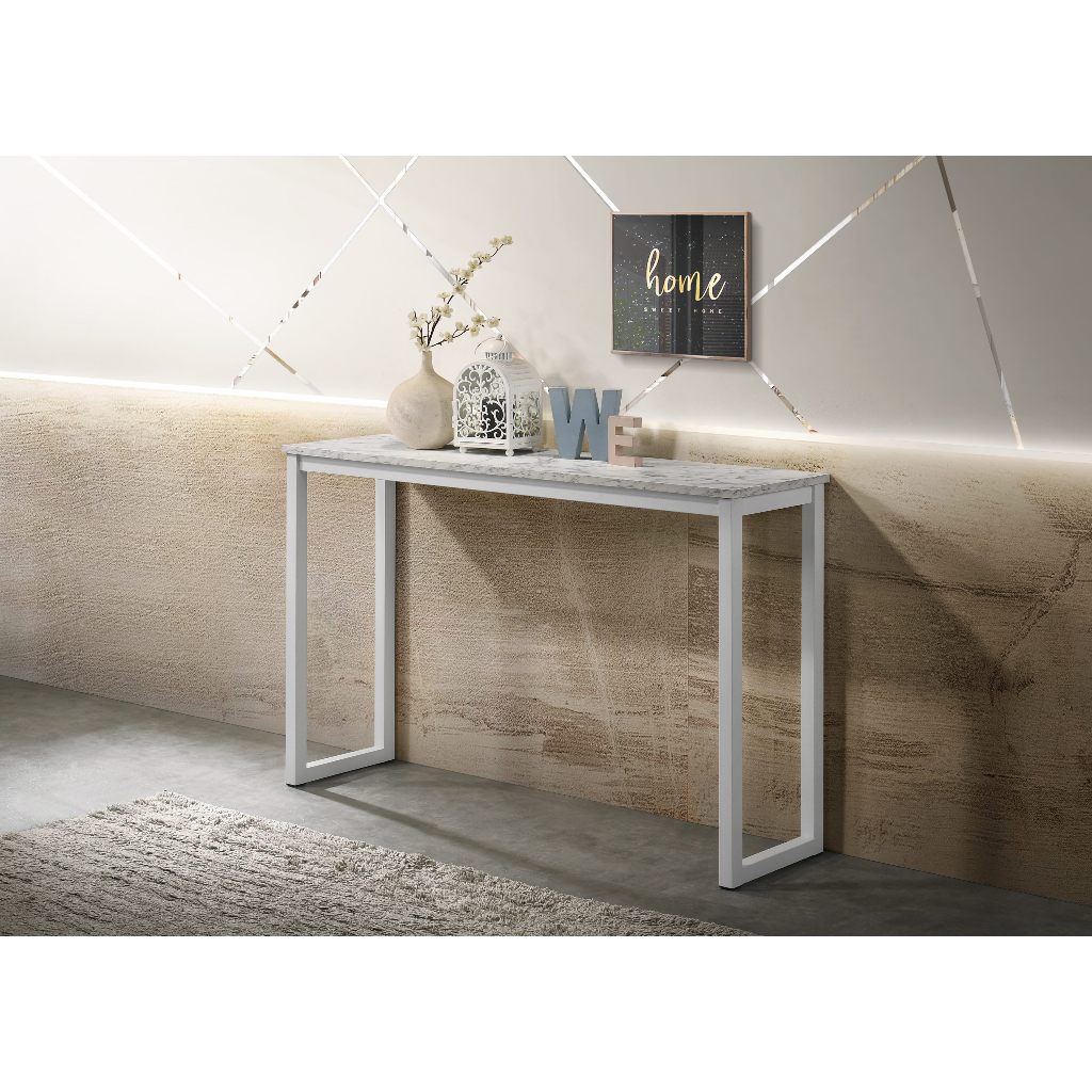 Meja Hiasan Meja Console Meja Tepi Metal Console Table Marble Design ...