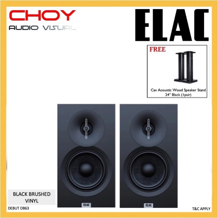 Elac Debut DB63 Bookshelf Speaker Pair | Shopee Malaysia