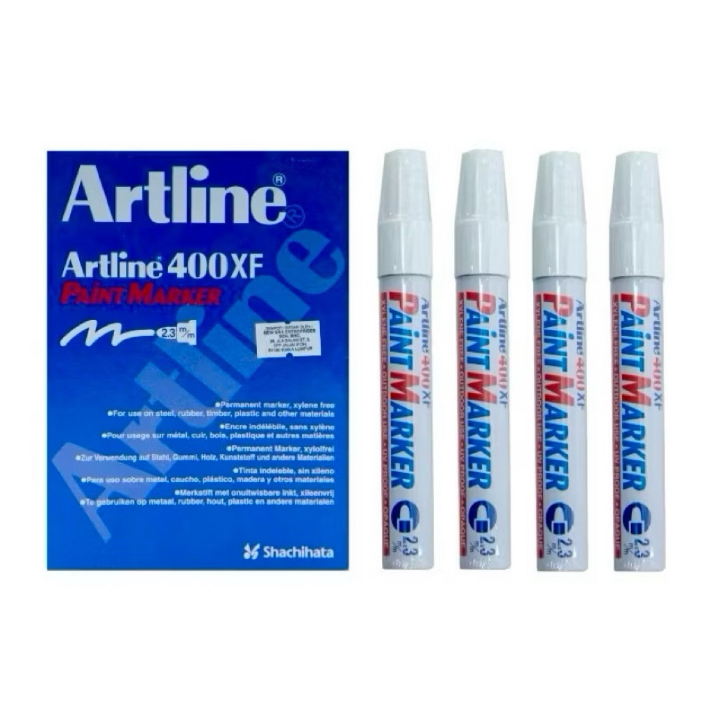 ARTLINE 400XF PAINT MARKER - WHITE (1 PC) | Shopee Malaysia