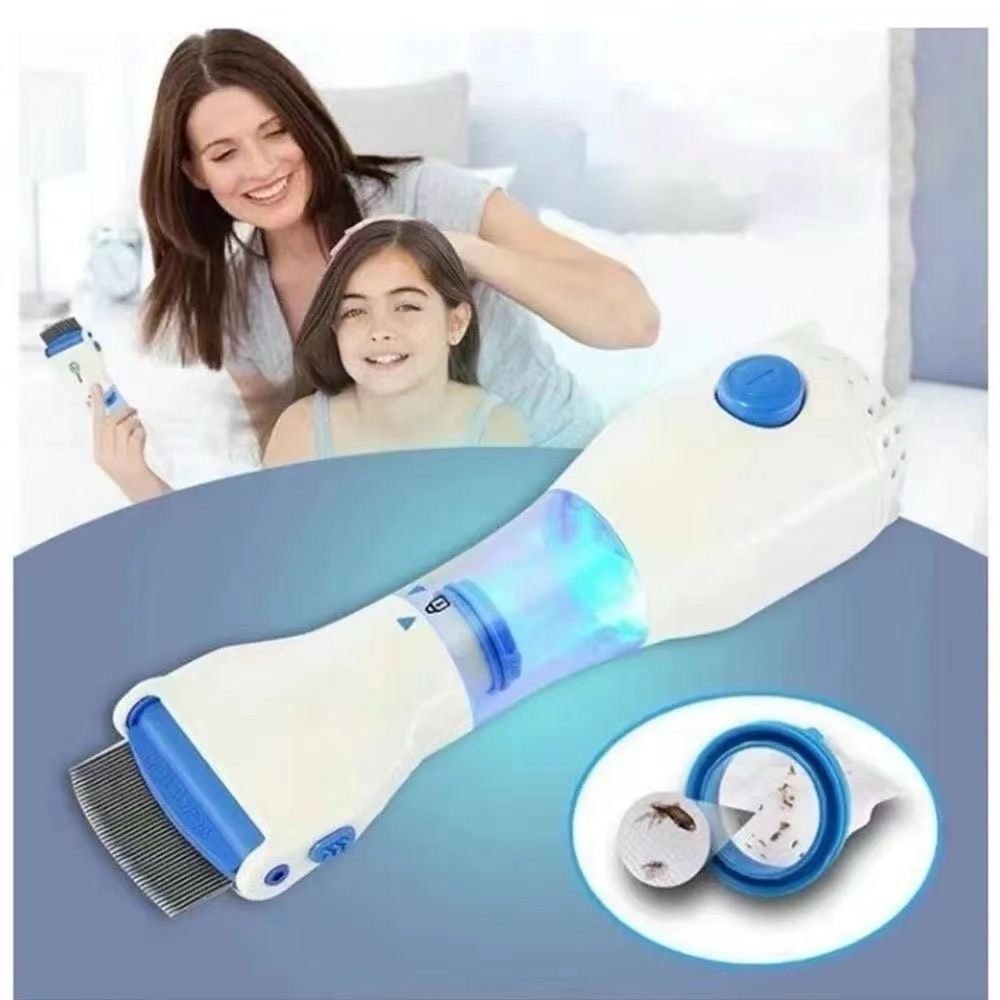 V-Comb Electric Lice Kuto Vacuum Remover Treatment Machine Nit Eggs ...