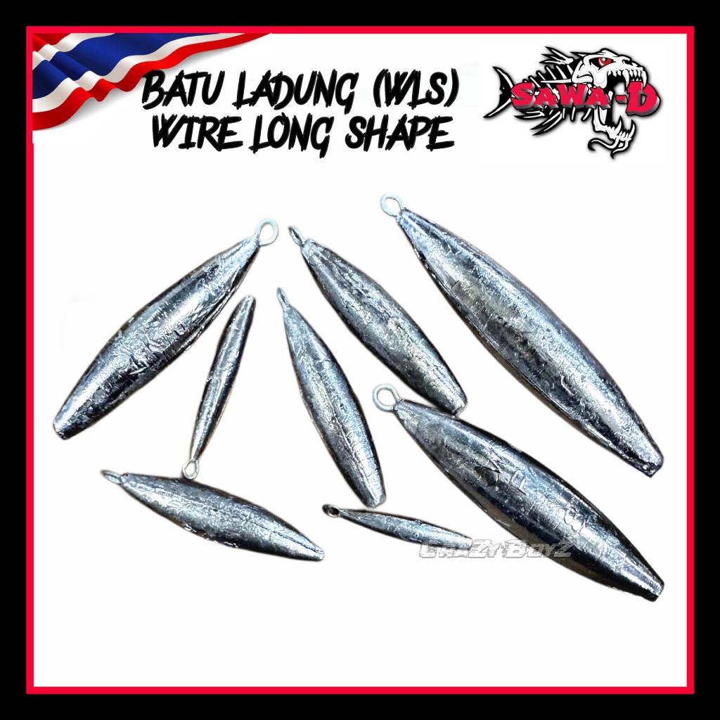Batu Ladung Wire Long Shape (WLS) Batu Pancing | Shopee Malaysia