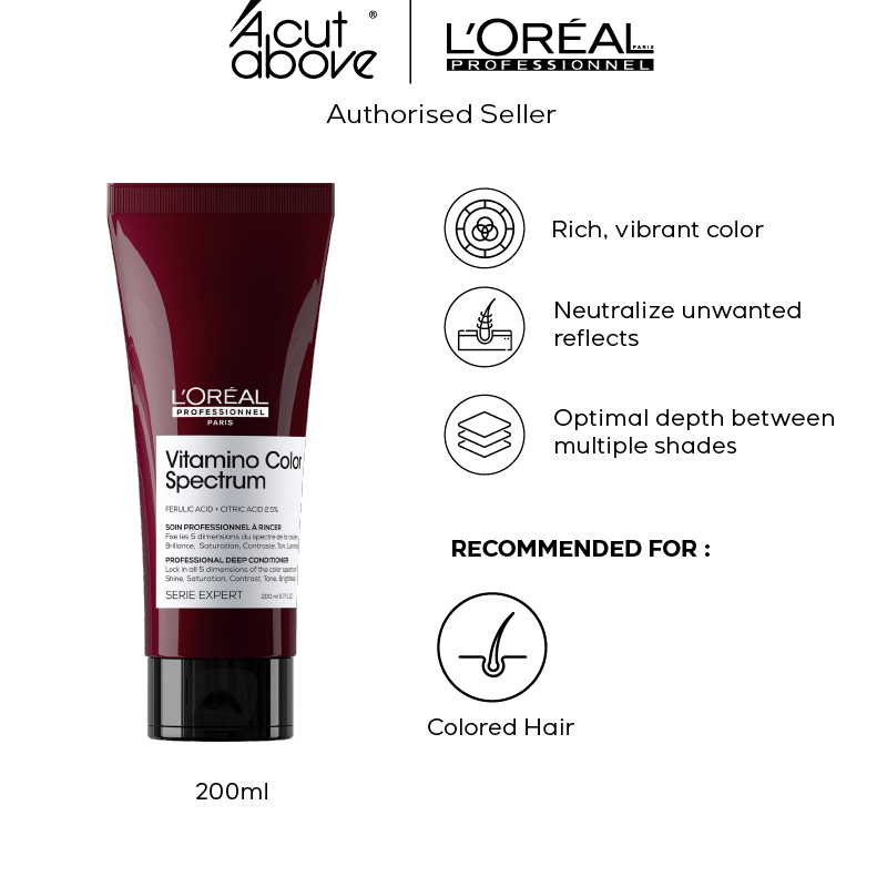 Loreal Professionel Vitamino Color Spectrum Conditioner 200ml | Shopee ...