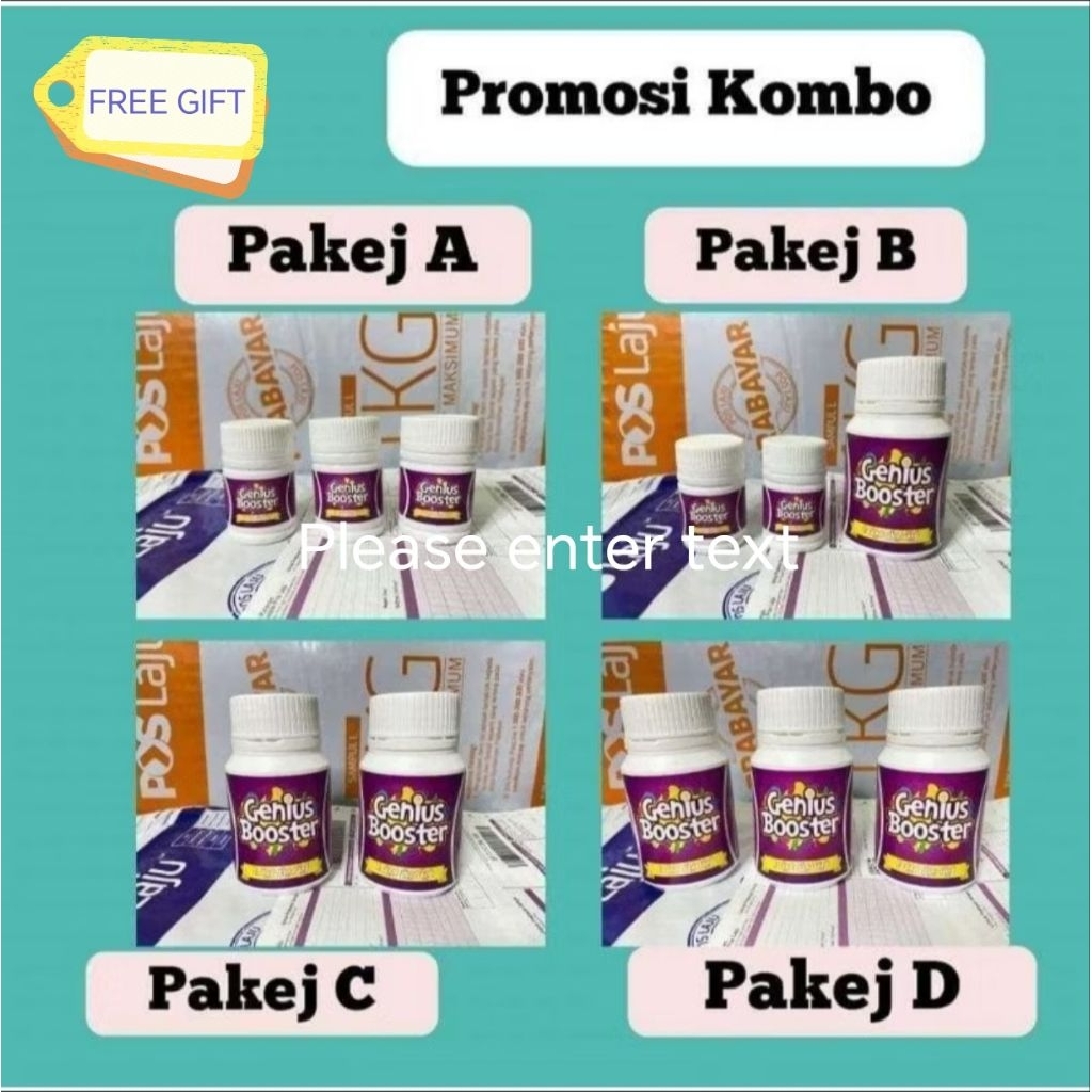 {READY STOCK} Homeopati Genius Booster-Vitamin untuk Minda anak hingga ...