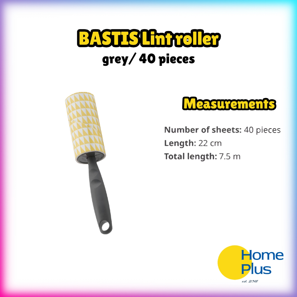 HomePlus🛋️ BASTIS Lint roller, grey | Shopee Malaysia