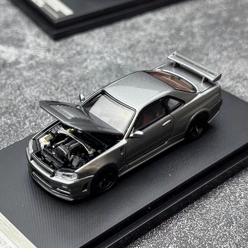 Motorhelix 1:64 Nissan Skyline GTR R34 Nismo CRS Ver LIMITED EDITION ...