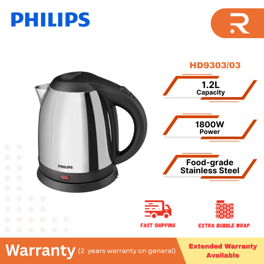 Philips HD9303/03 1.2L Jug Kettle Stainless Steel | Shopee Malaysia
