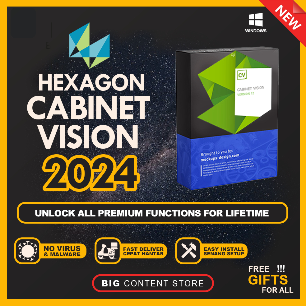 Hexagon Cabinet Vision 2024.1 for Windows PC💯 EASY INSTALL SOFTWARE 💯 ...