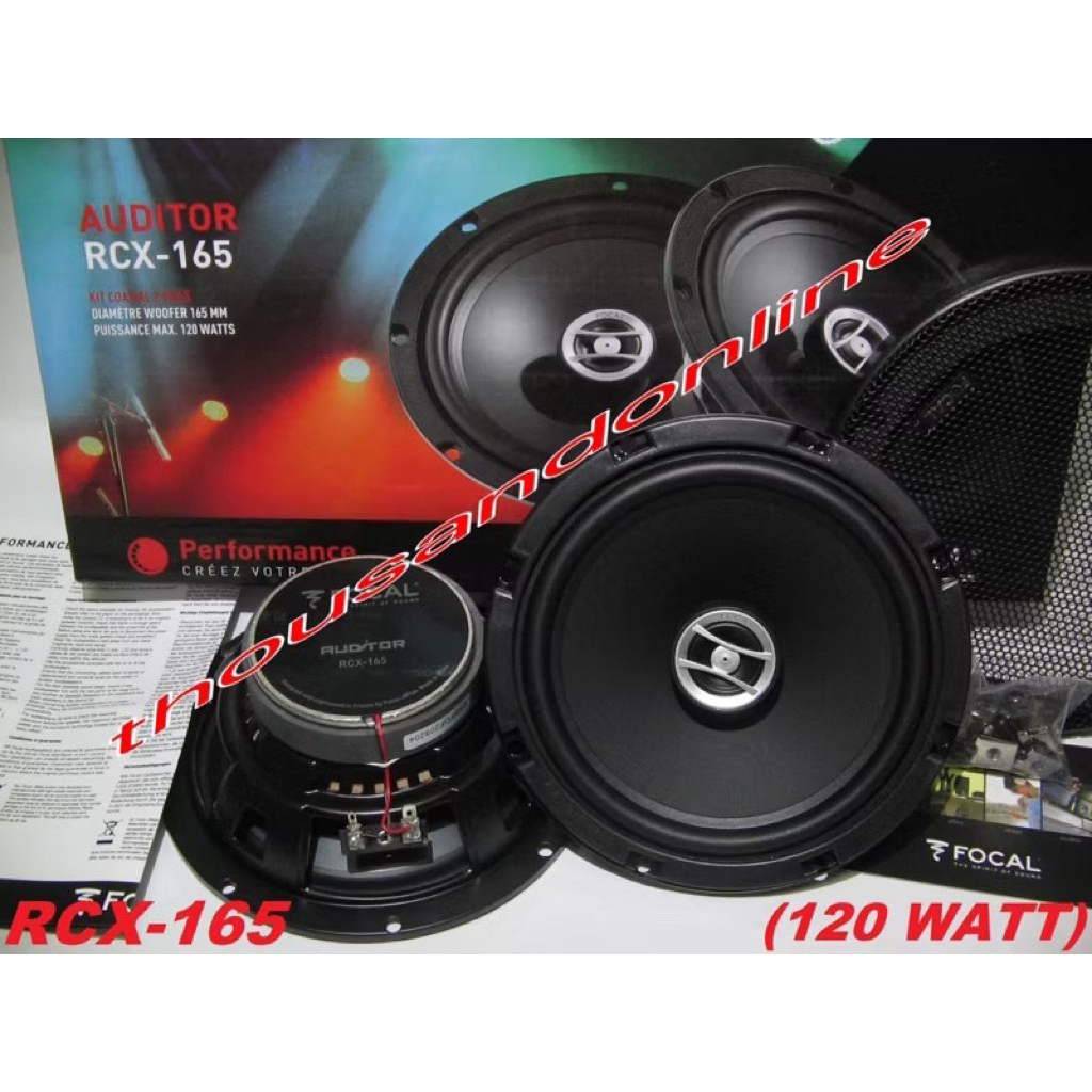 FOCAL RCX-165 6.5” (165MM) 2-WAY COAXIAL KIT SPEAKER | Shopee Malaysia