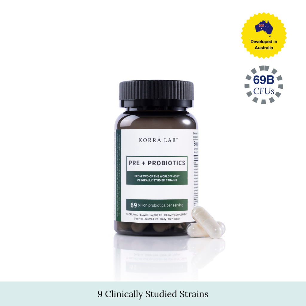 KORRA LAB Synbiotic Complete+ | Pre + Probiotics | 30 Capsules | Shopee ...