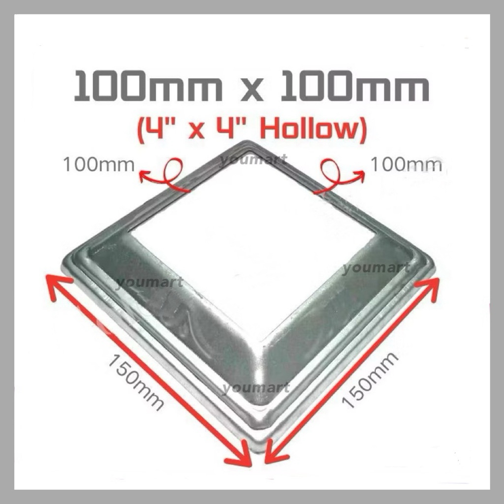 Hollow Capping / Square Capping / Square Leg Capping / Hollow Base Cap ...