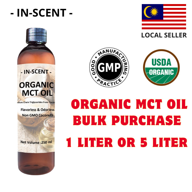 IN-SCENT MCT Oil 100% Pure Natural Organic Coconut Bulletproof Coffee ...