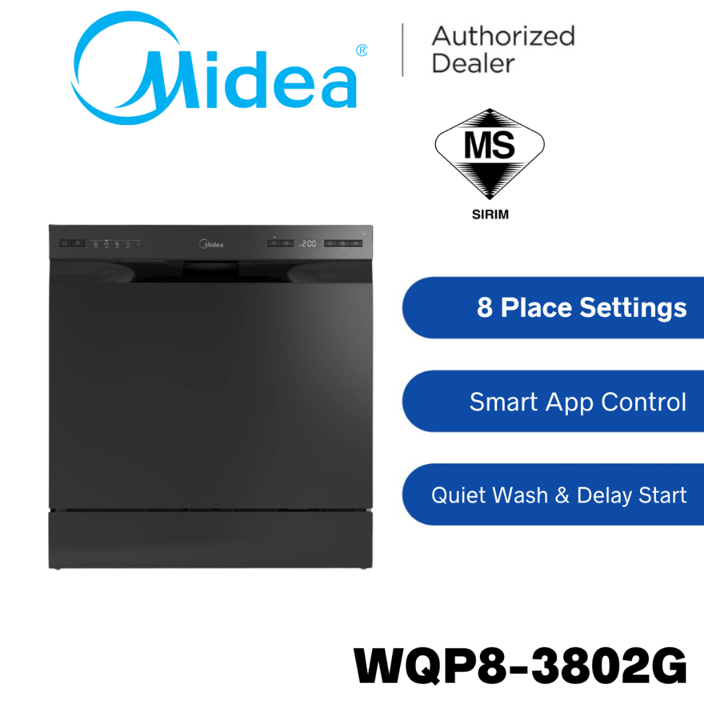 [FREE SHIPPING + GIFT] Midea Table Top Dishwasher With 8 Place Settings ...