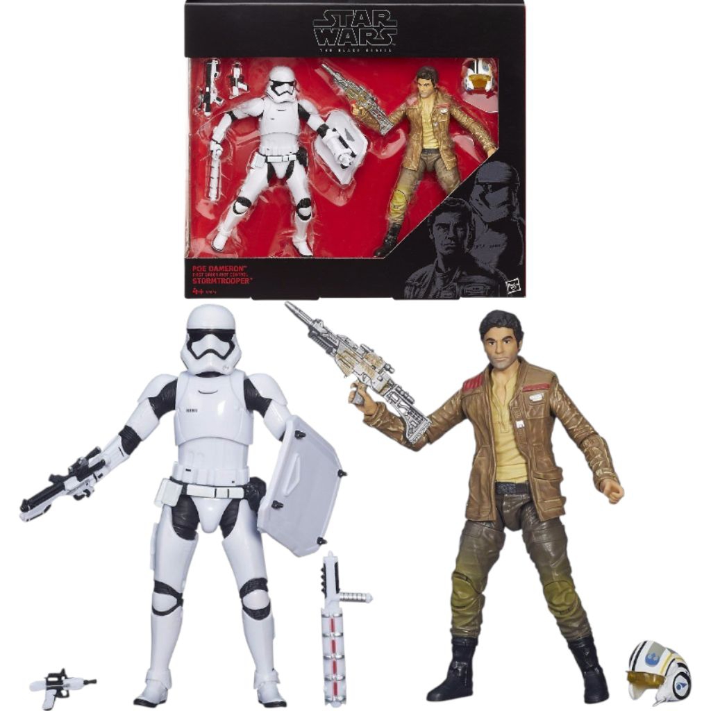 Hasbro Star Wars The Black Series Poe Dameron First Order Riot Control ...