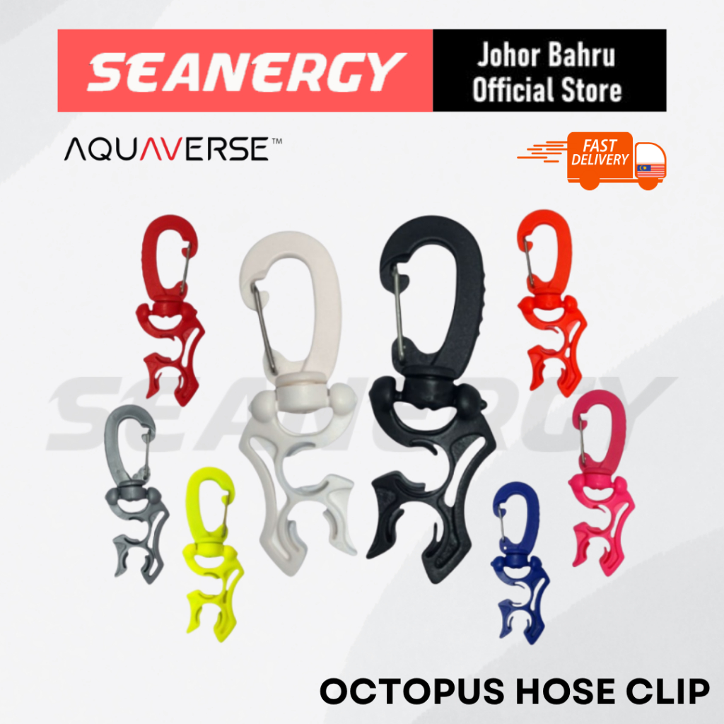 AQUAVERSE Octopus Hose Clip Octo Hose Clip Octopus Holder Octo Holder ...