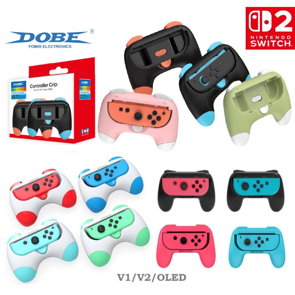 Dobe Nintendo Switch 2 OLED V1 V2 2pc Joycon Grip Joy Con Grip | Shopee ...