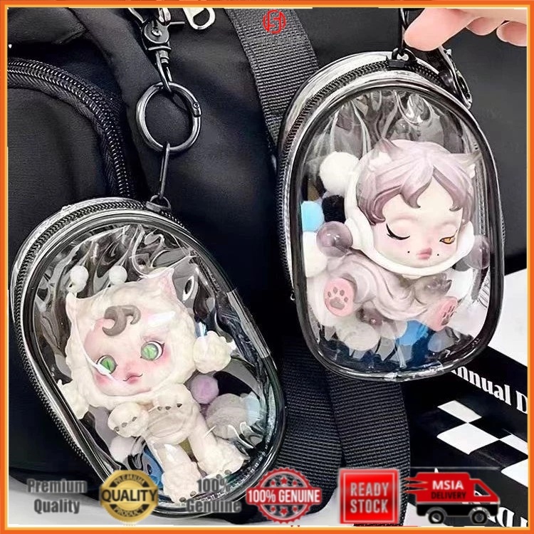 Labubu V2 V1 Thicken Transparent labubu blind box 保护套 Storage Box Case ...