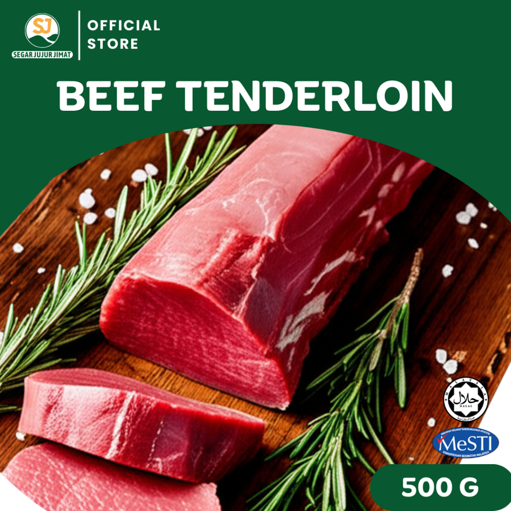 DAGING BATANG PINANG | BEEF TENDERLOIN 500G 1KG SJ WHOLESALE FOOD ...
