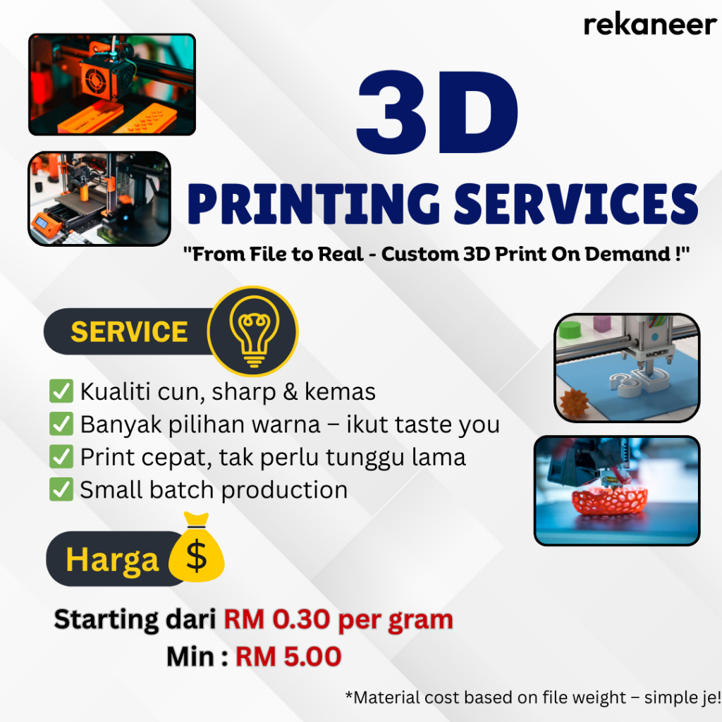 3D Printing Services - Murah & Trusted Custom 3D Print Malaysia 🇲🇾 ...