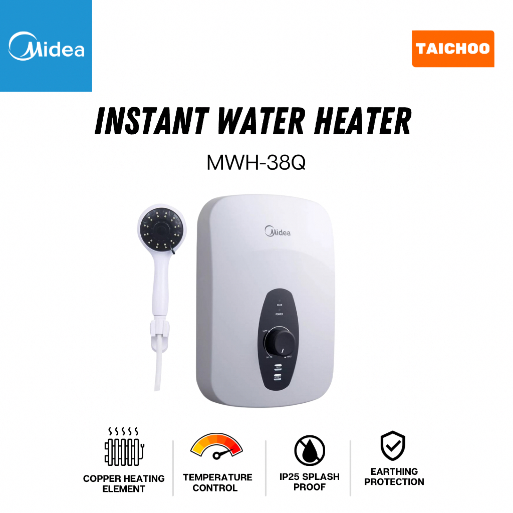 Midea Instant Water Heater MWH-38Q | Shopee Malaysia