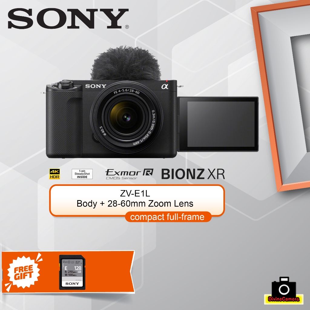 SONY ZV-E1 full-frame vlog camera | Shopee Malaysia