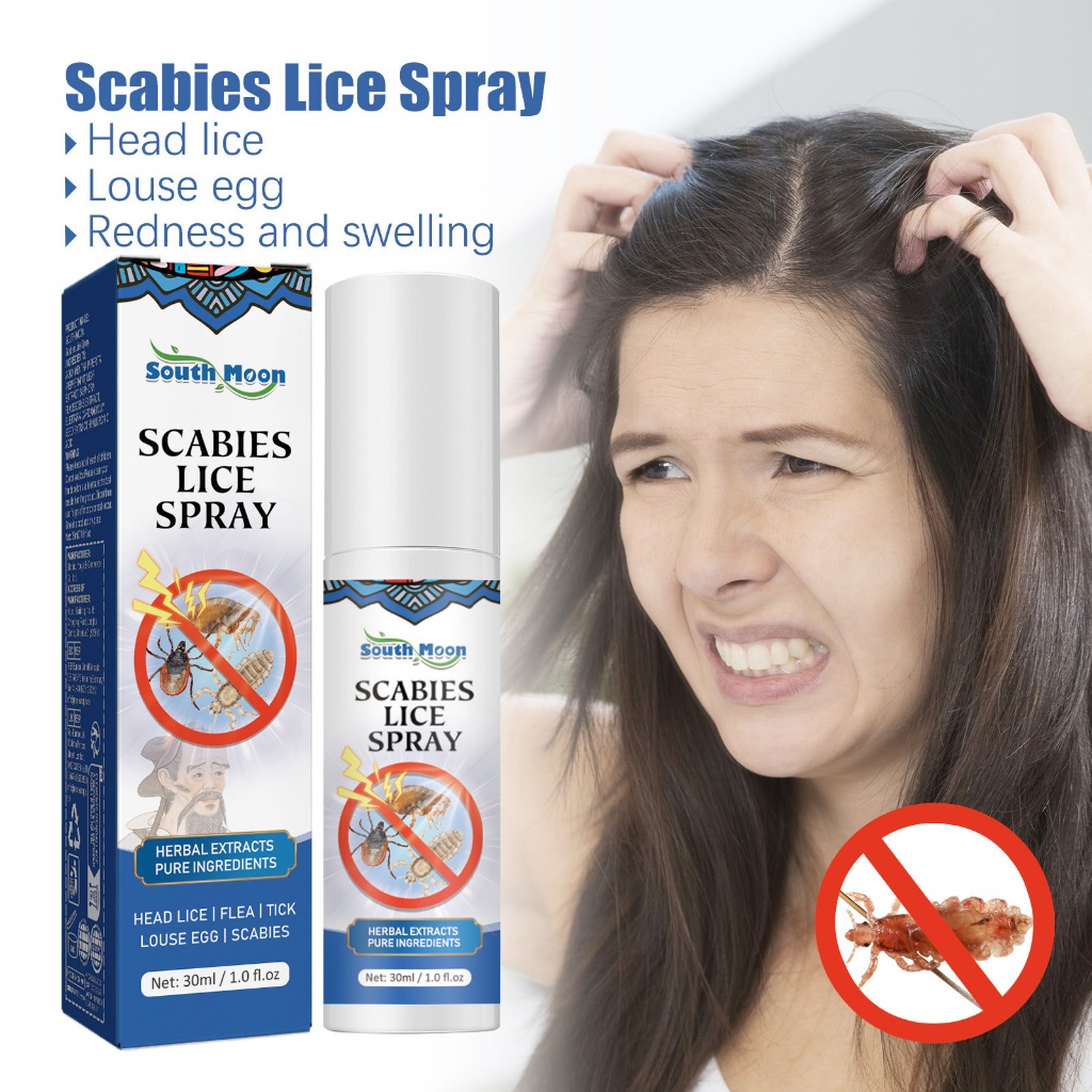 South Moon Head Lice Treatment Spray 30ml Solve The Problem Of Hair ...