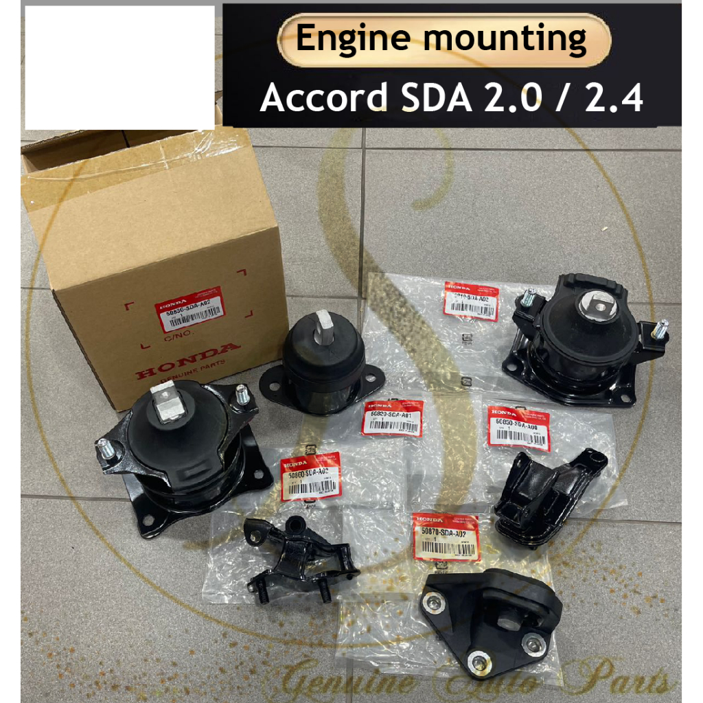 (100% ORIGINAL JAPAN) HONDA ACCORD SDA 2.0 2.4 ENGINE MOUNTING 2002-2008 50810-SDA-A02 50820-SDA ...