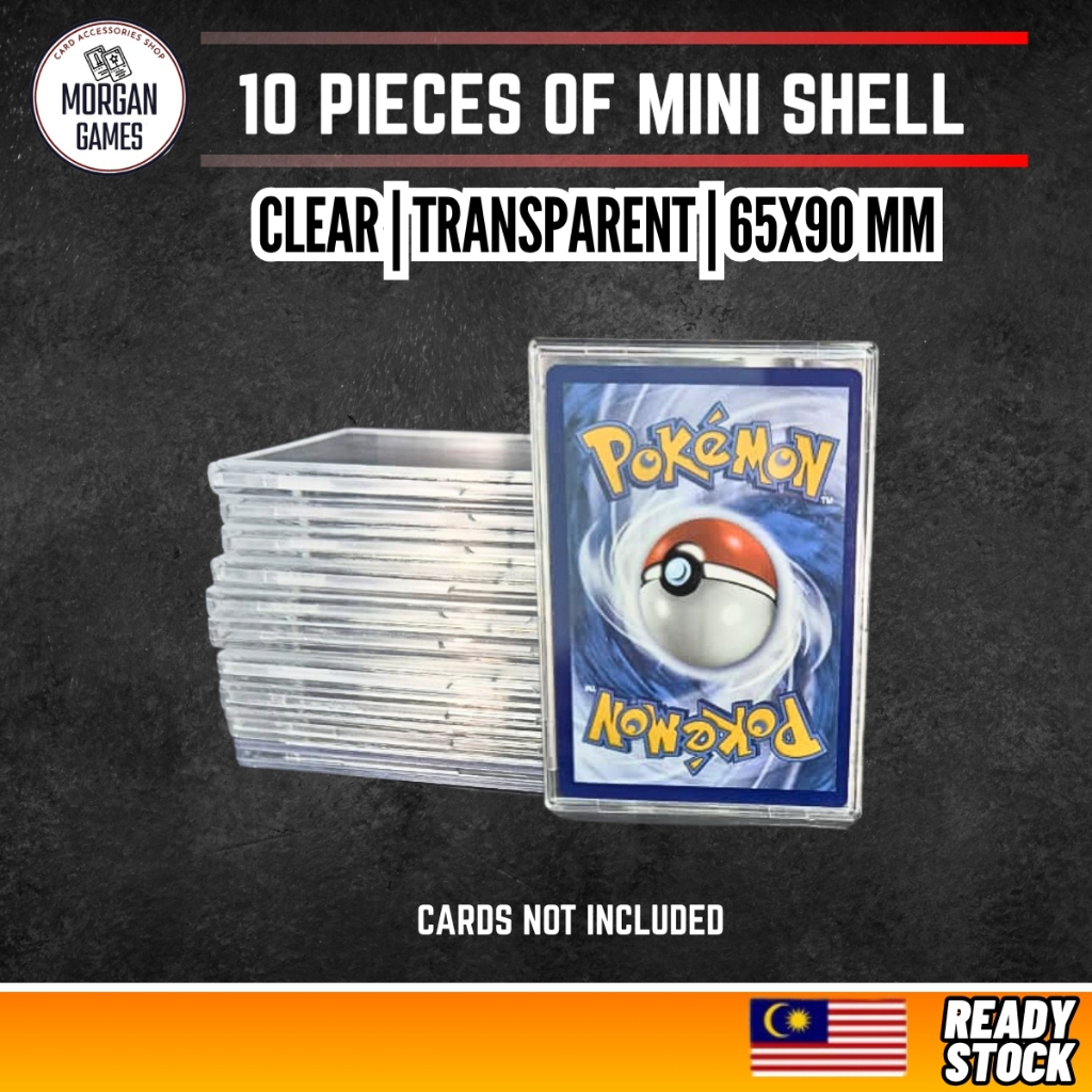 【Morgan Games】10 Pieces Mini Shell 35PT 65*90mm for TCG Cards – Pokémon ...