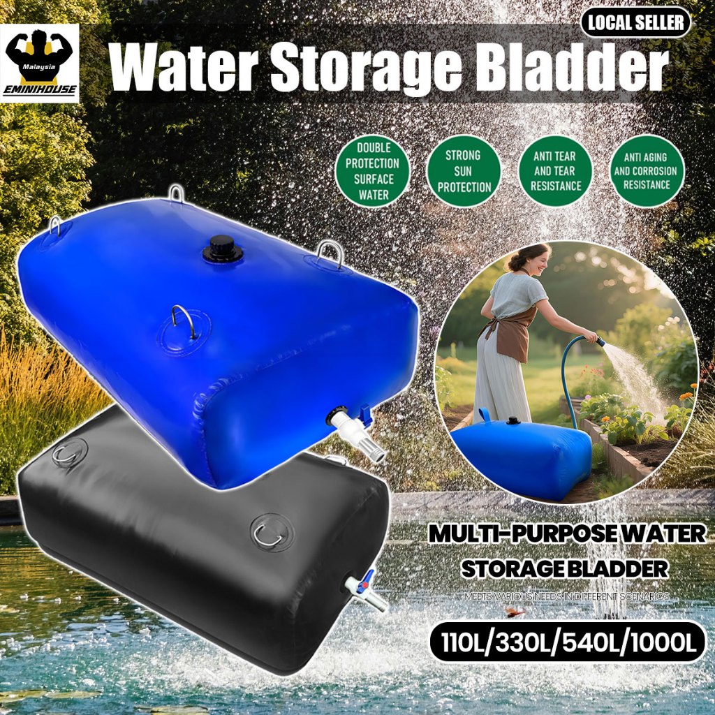🇲🇾24H💯 Large Capacity Water Storage Bag Foldable Water Bag Water Tank ...