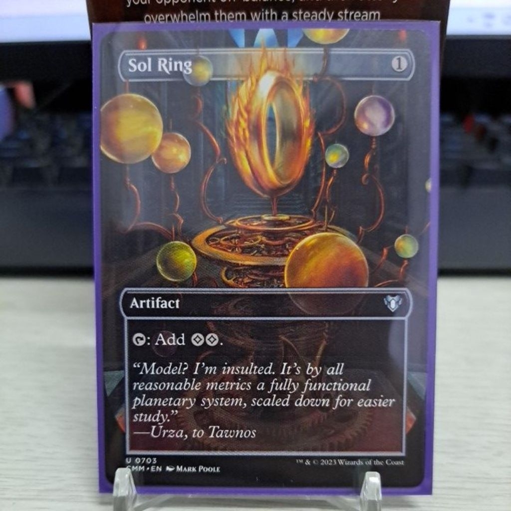 MTG Sol Ring Borderless (CMM)(Uncommon) | Shopee Malaysia