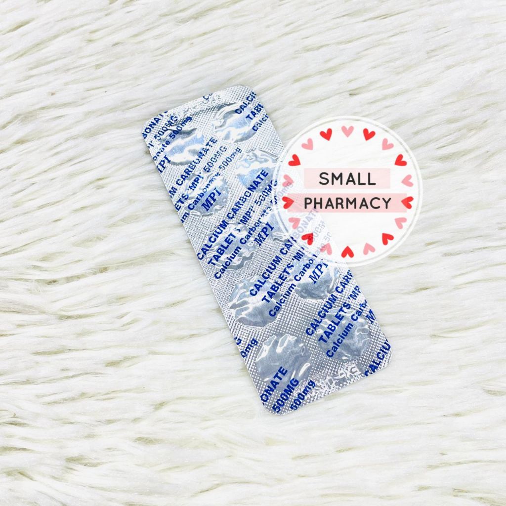 MPI Calcium Carbonate 500mg 10's (Strip) | Shopee Malaysia
