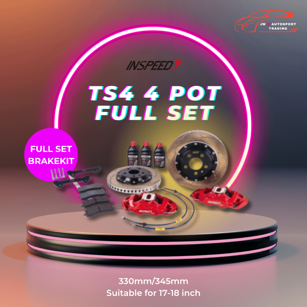 Inspeed TS4 4pot Big Brake Kit Full Set ( Street Standard) | Shopee Malaysia