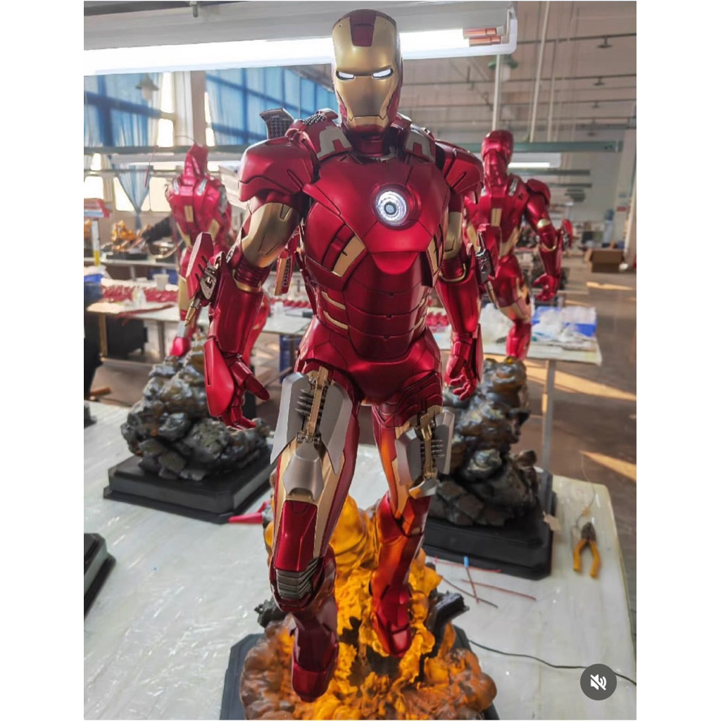 Ready Stock - Queen Studio - 1/3 Ironman MK7 Recast Resin | Shopee Malaysia